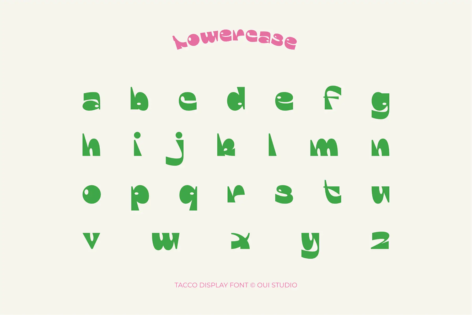 Tacco Font - YouWorkForThem