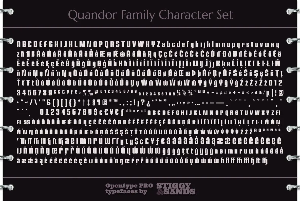 Quandor Font - YouWorkForThem