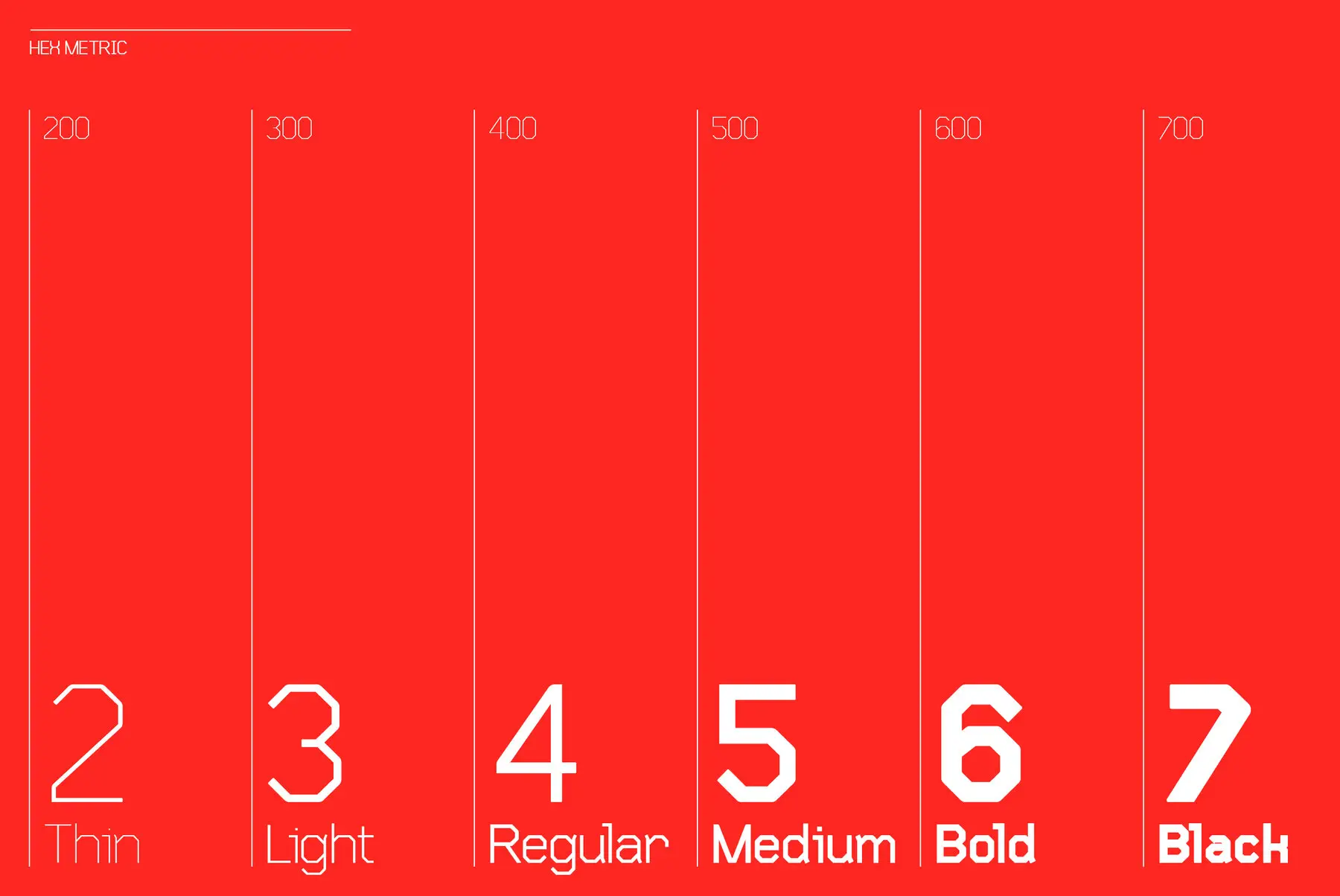 Hex Metric Font - YouWorkForThem