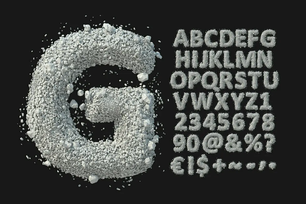 Stone Dust SVG Font - YouWorkForThem