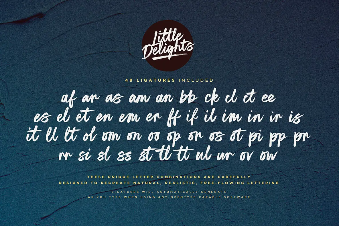 Little Delights Font - YouWorkForThem