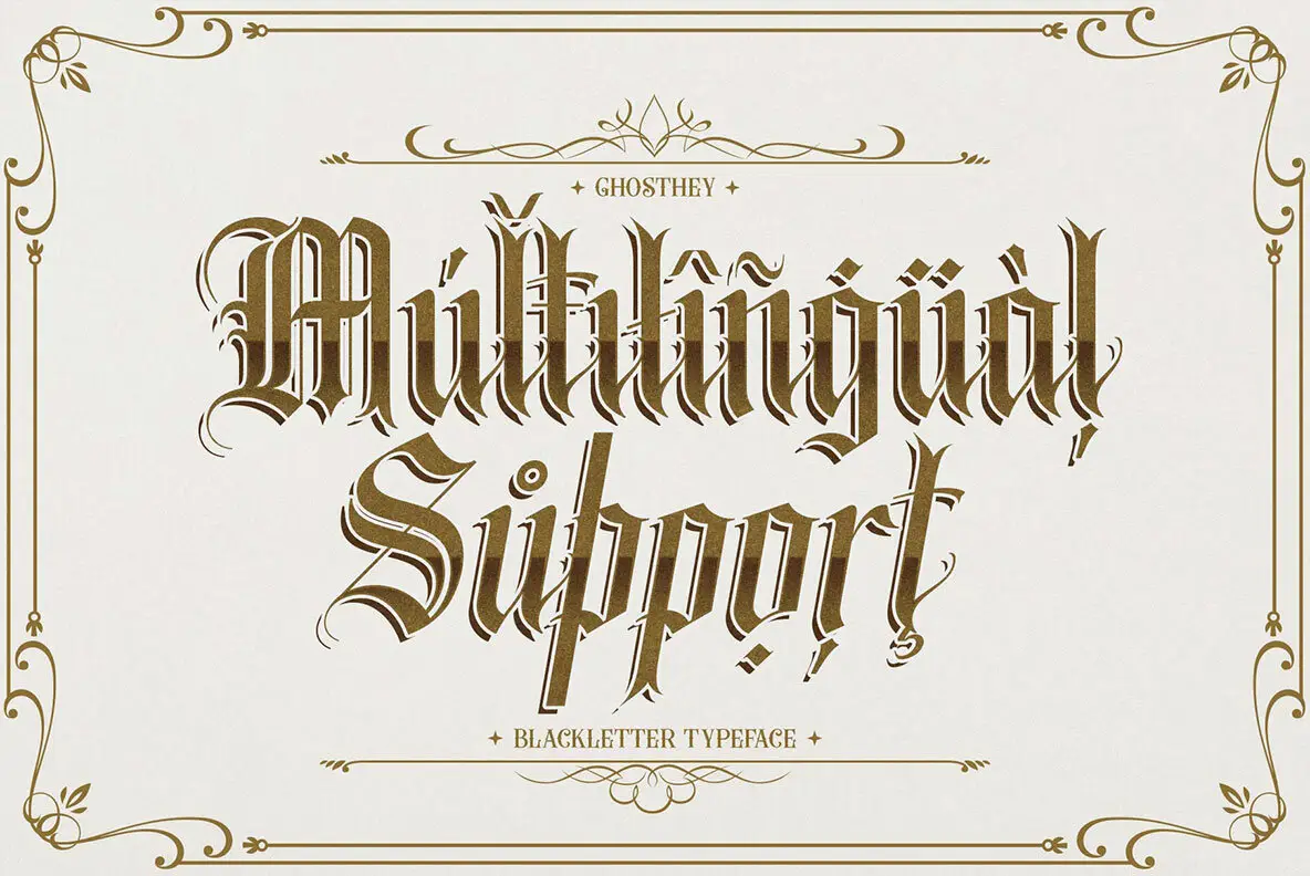 Ghosthey Typeface Font - YouWorkForThem