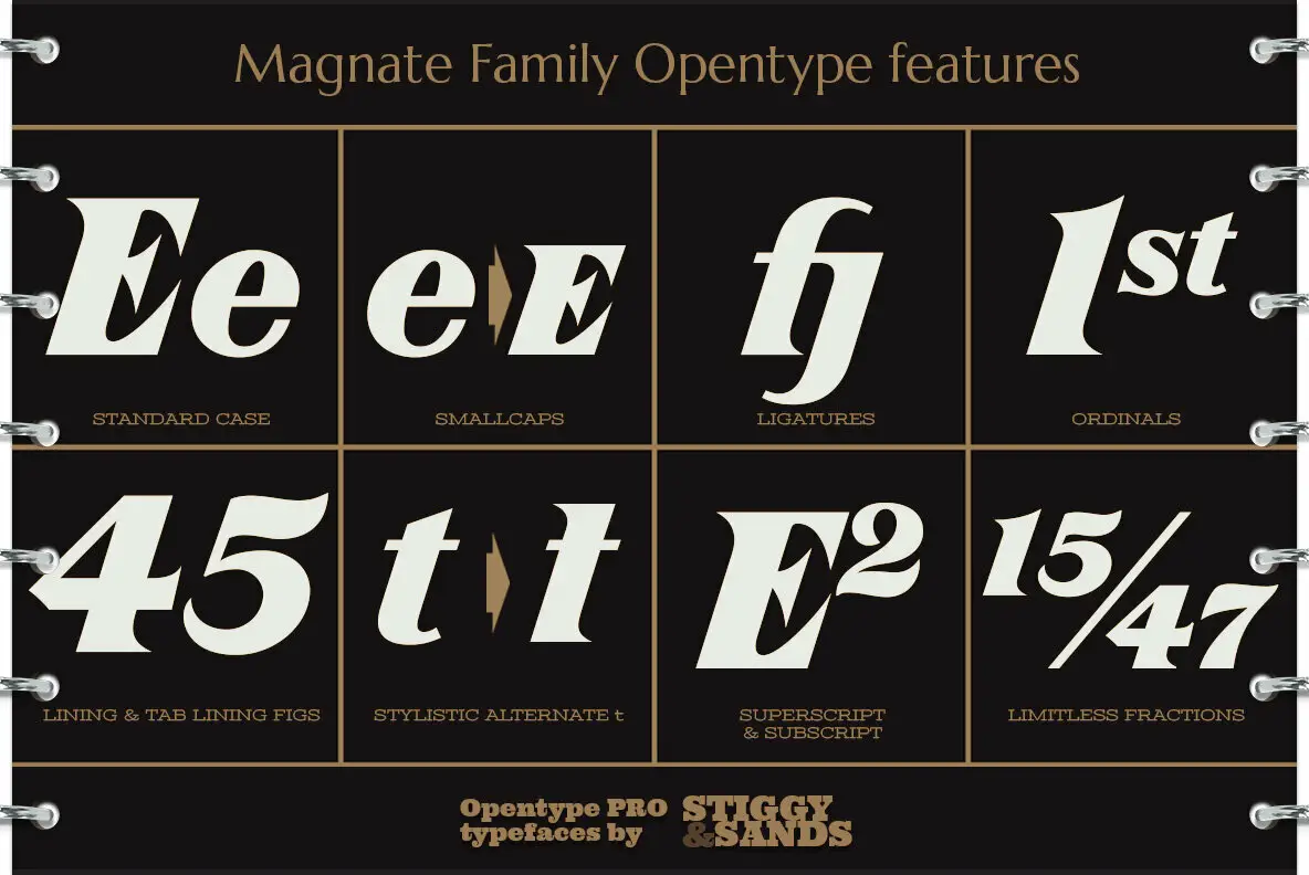 Magnate Font - YouWorkForThem