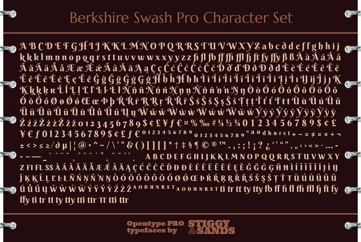 Berkshire Pro Font - YouWorkForThem
