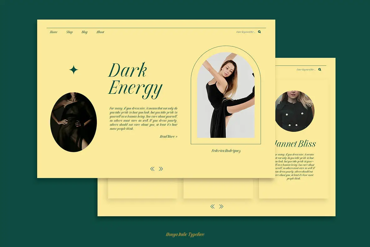 Honya Font - YouWorkForThem