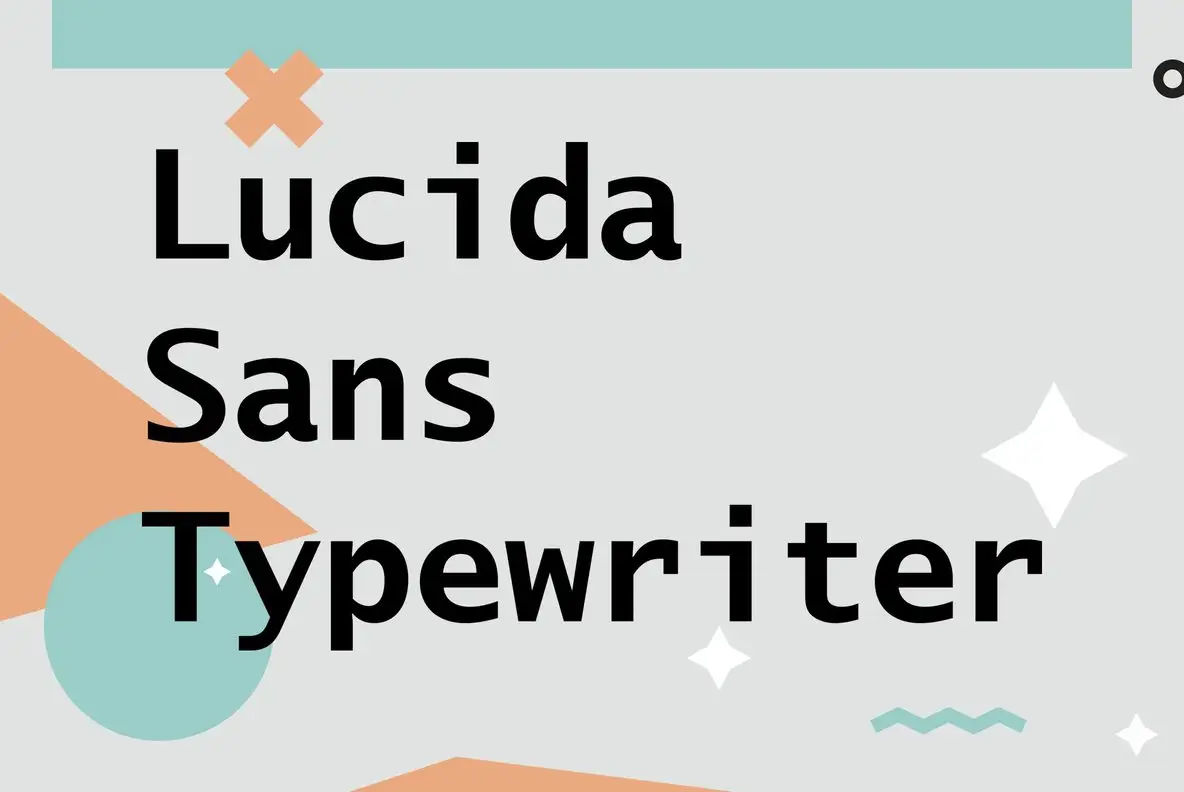 Lucida Sans Typewriter Font - FontPath