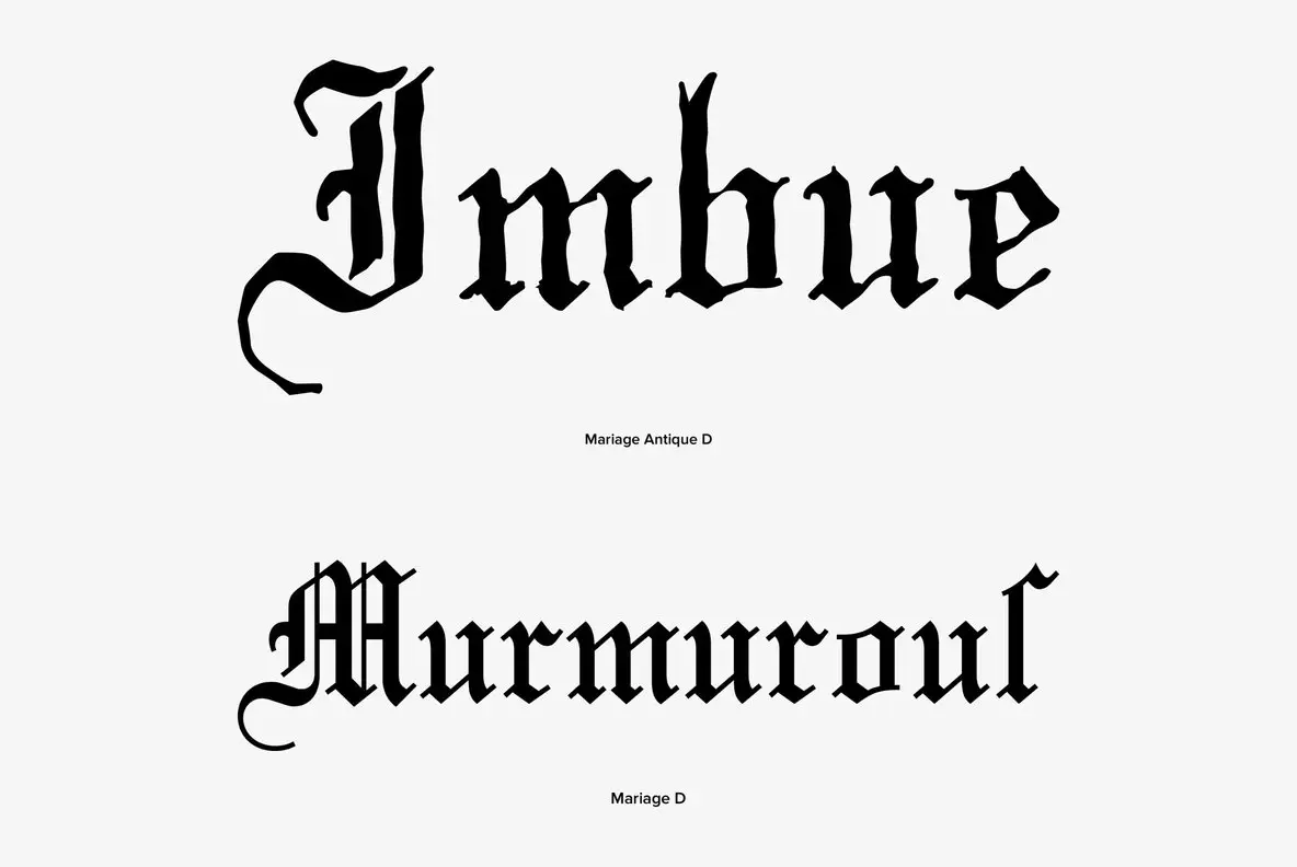 Mariage Font - YouWorkForThem