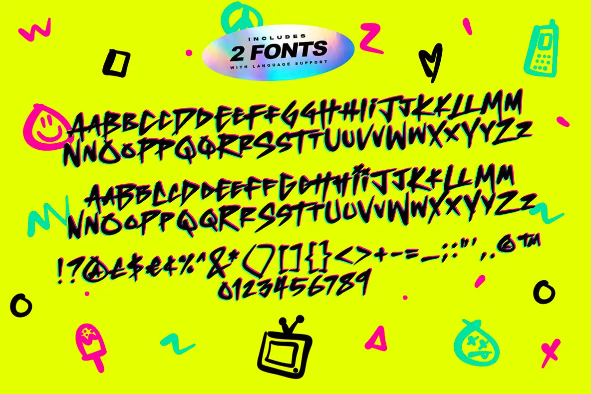 Neo Retro Font - YouWorkForThem