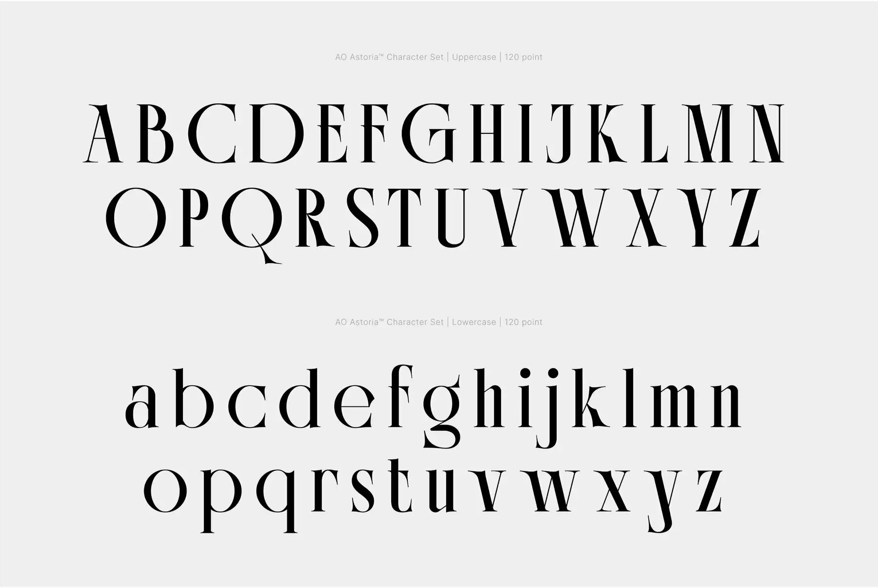 AO Astoria Font - FontPath