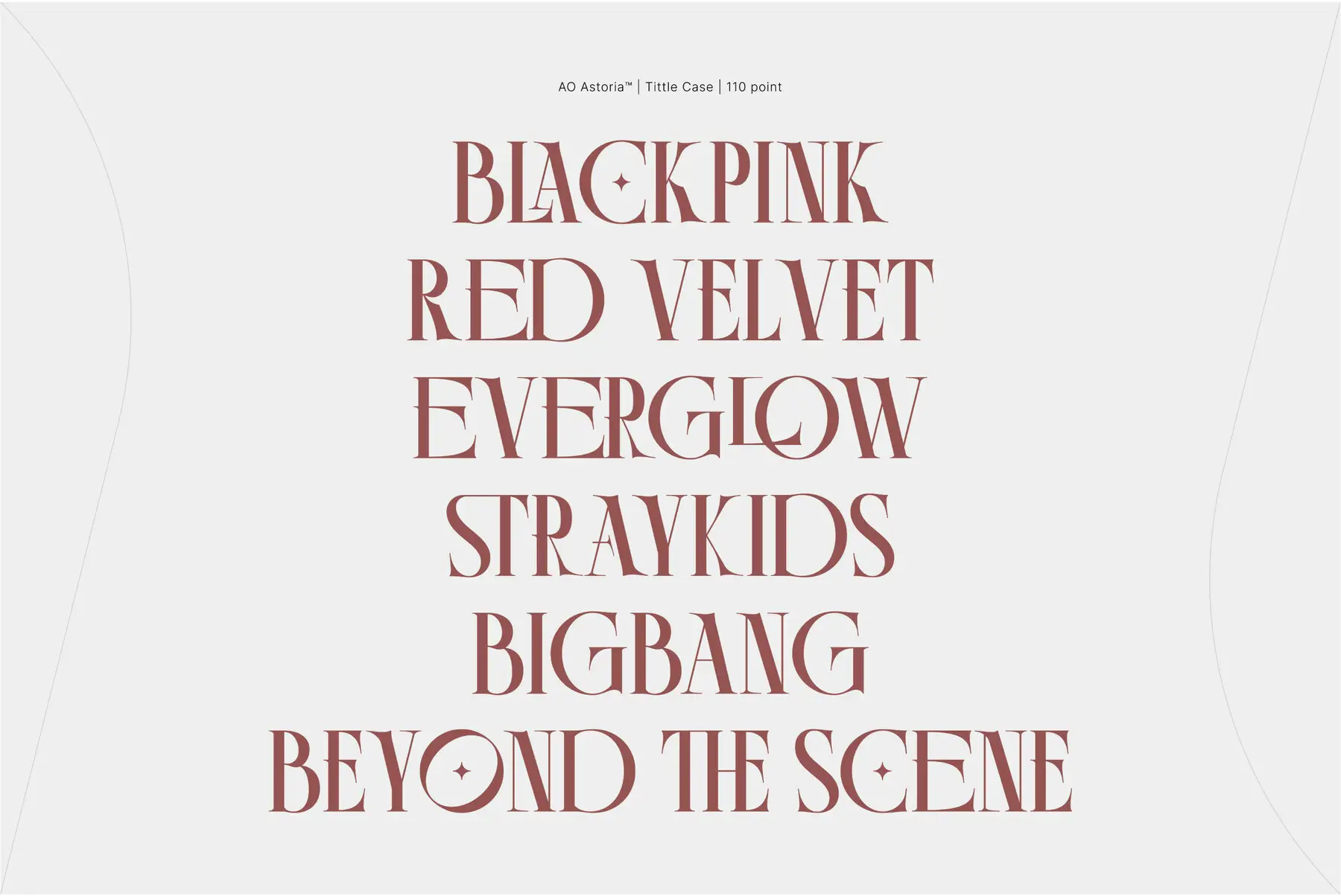 AO Astoria Font - YouWorkForThem