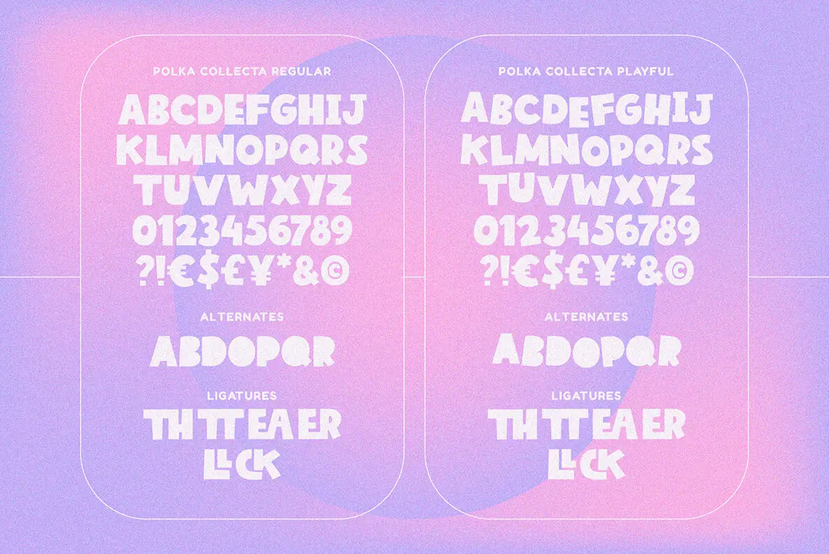 Polka Collecta Font - YouWorkForThem