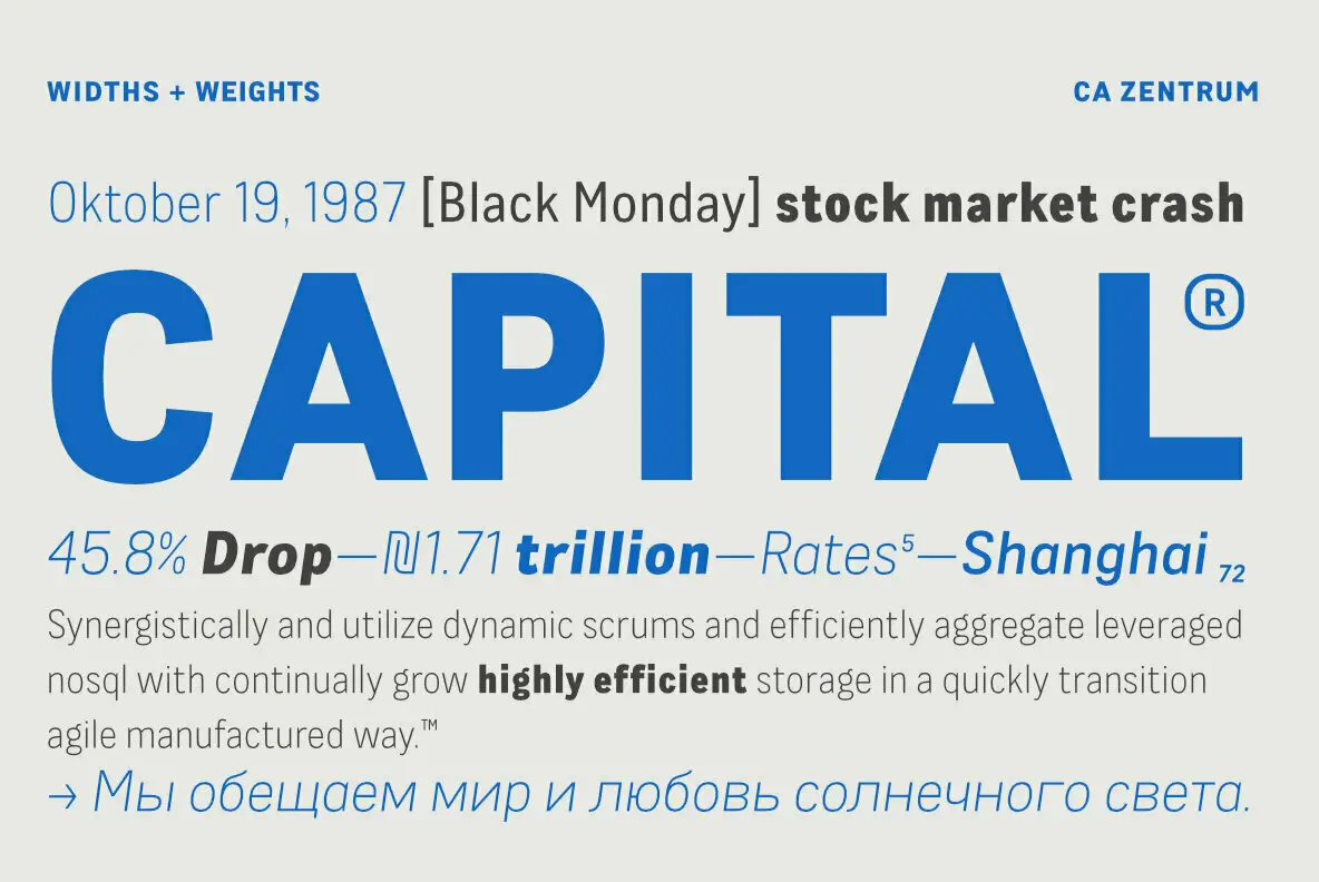 CA Zentrum Font - FontPath