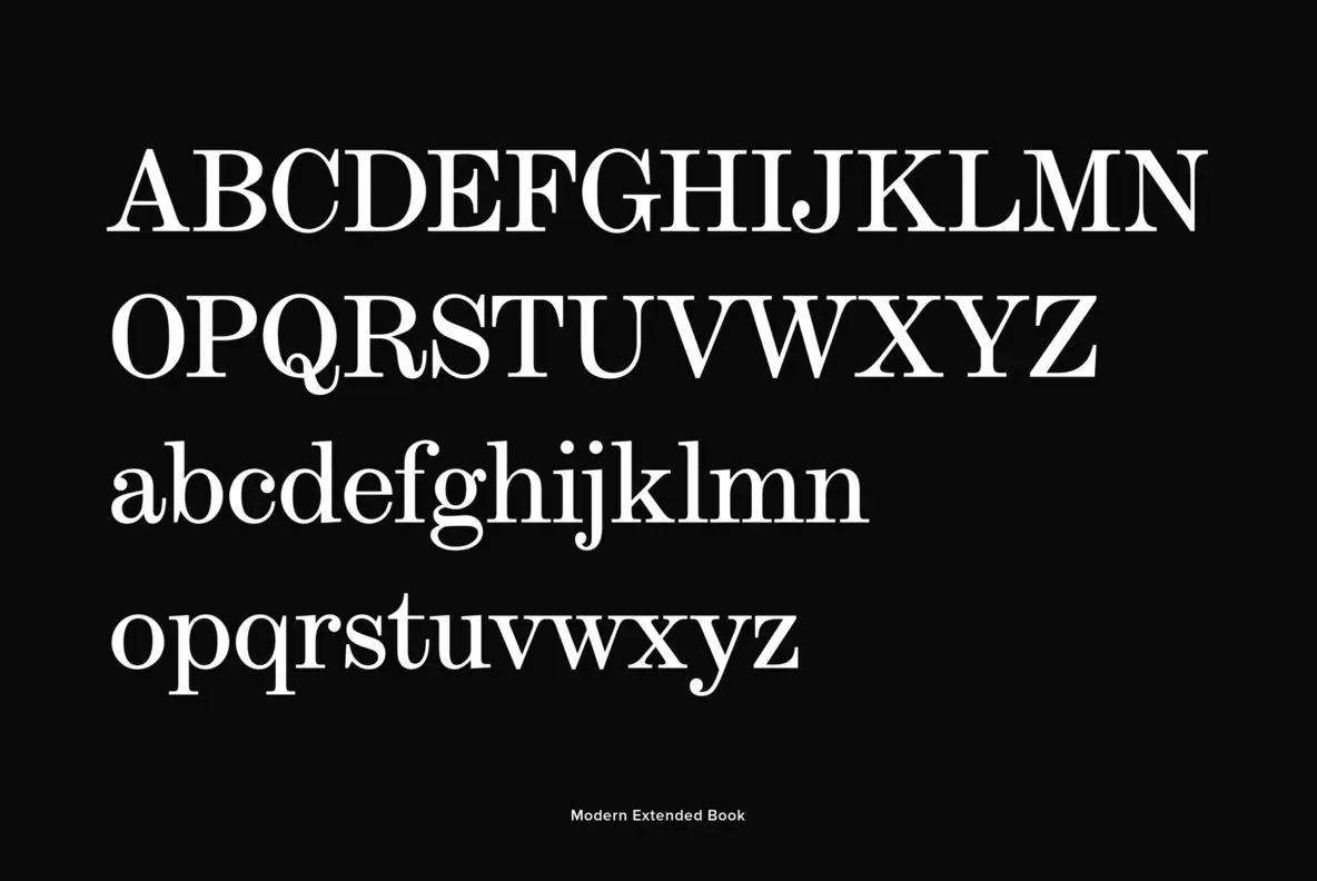 Modern Extended Font - FontPath
