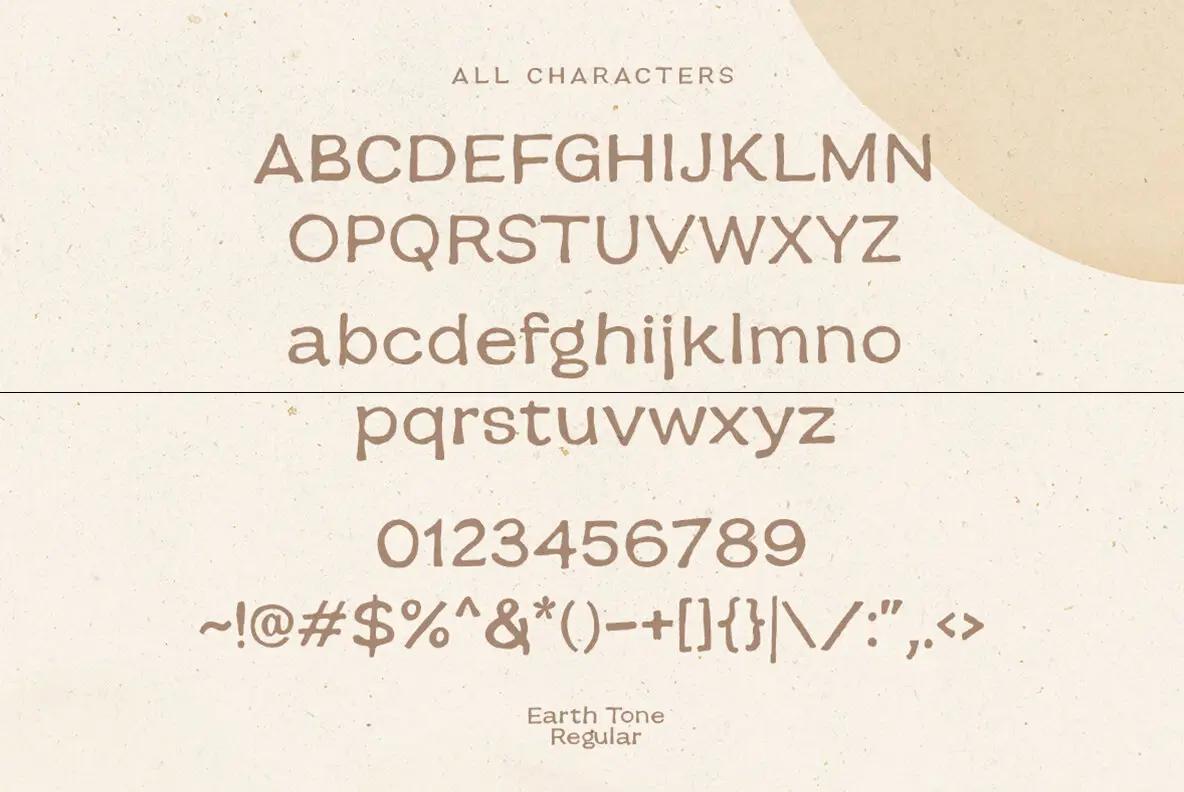 Earth Tone Font - YouWorkForThem