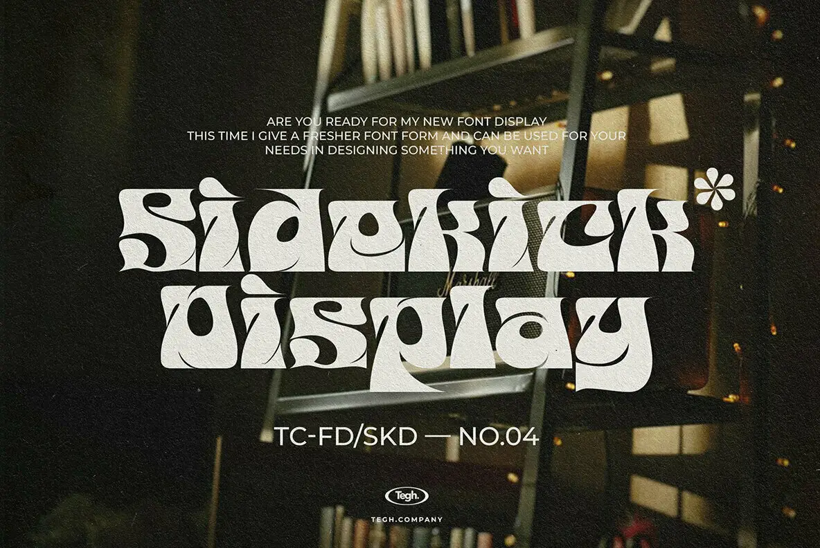 Sidekick Display Font - YouWorkForThem