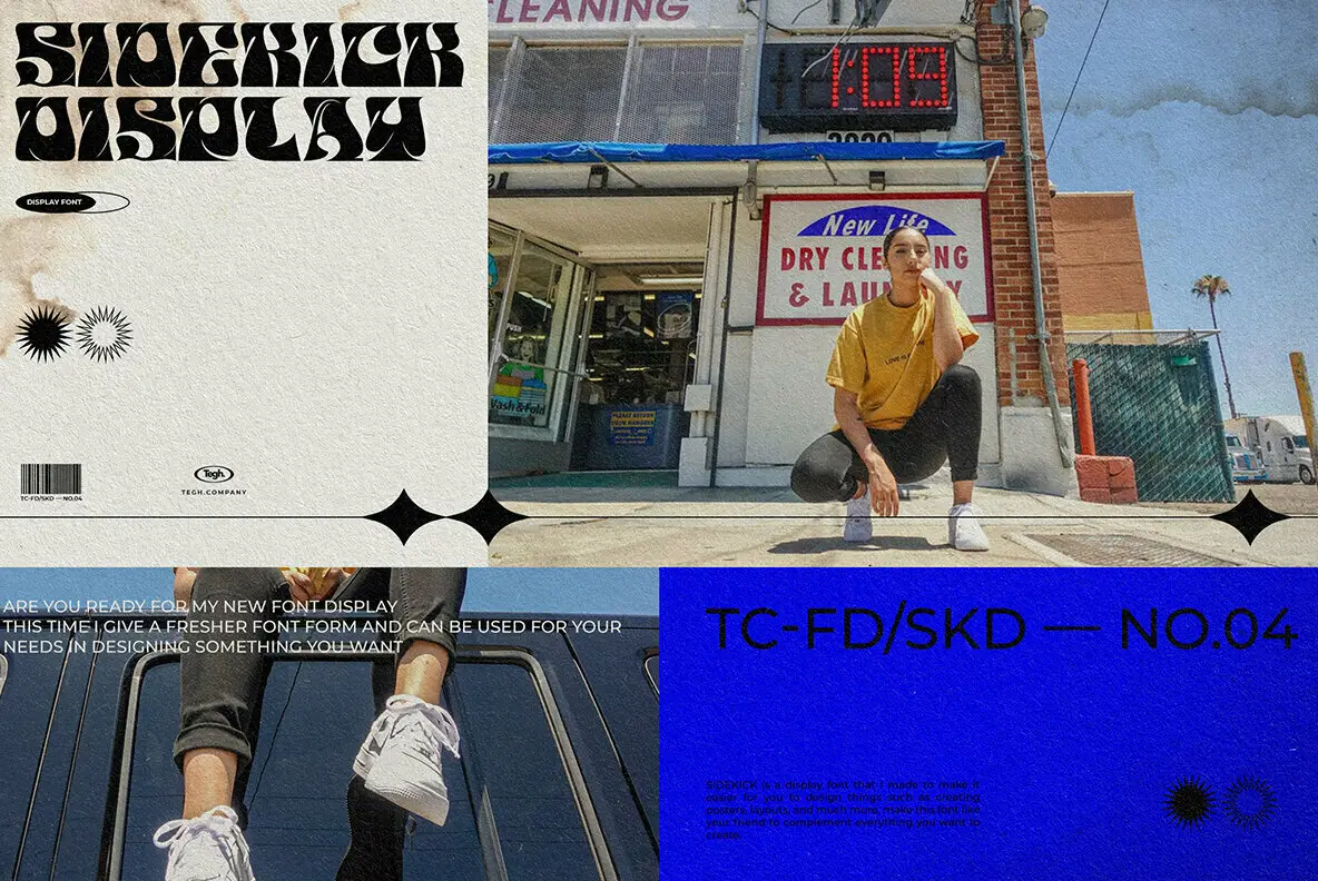 Sidekick Display Font - YouWorkForThem