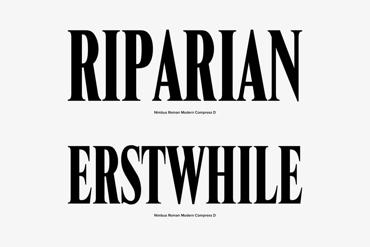 Nimbus Roman Modern Compress Font - FontPath