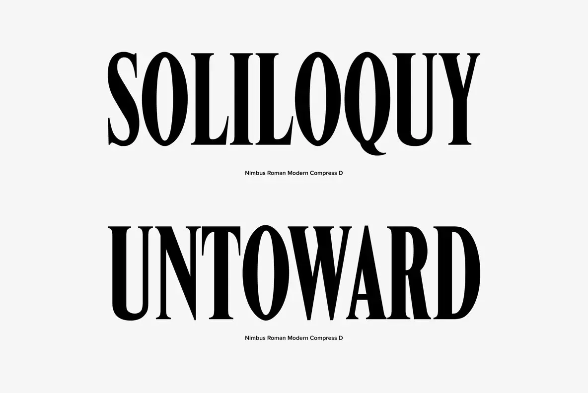 Nimbus Roman Modern Compress Font - FontPath