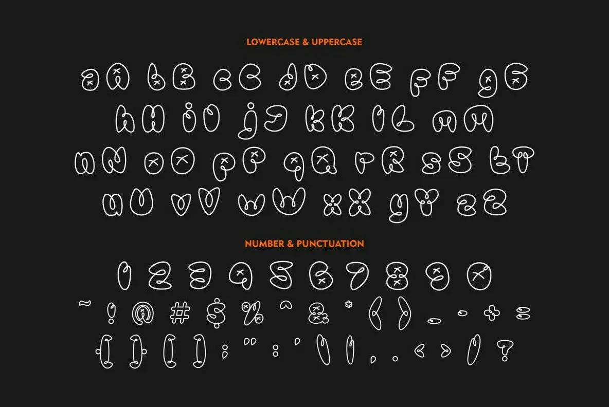 Graffiti Line Font - YouWorkForThem