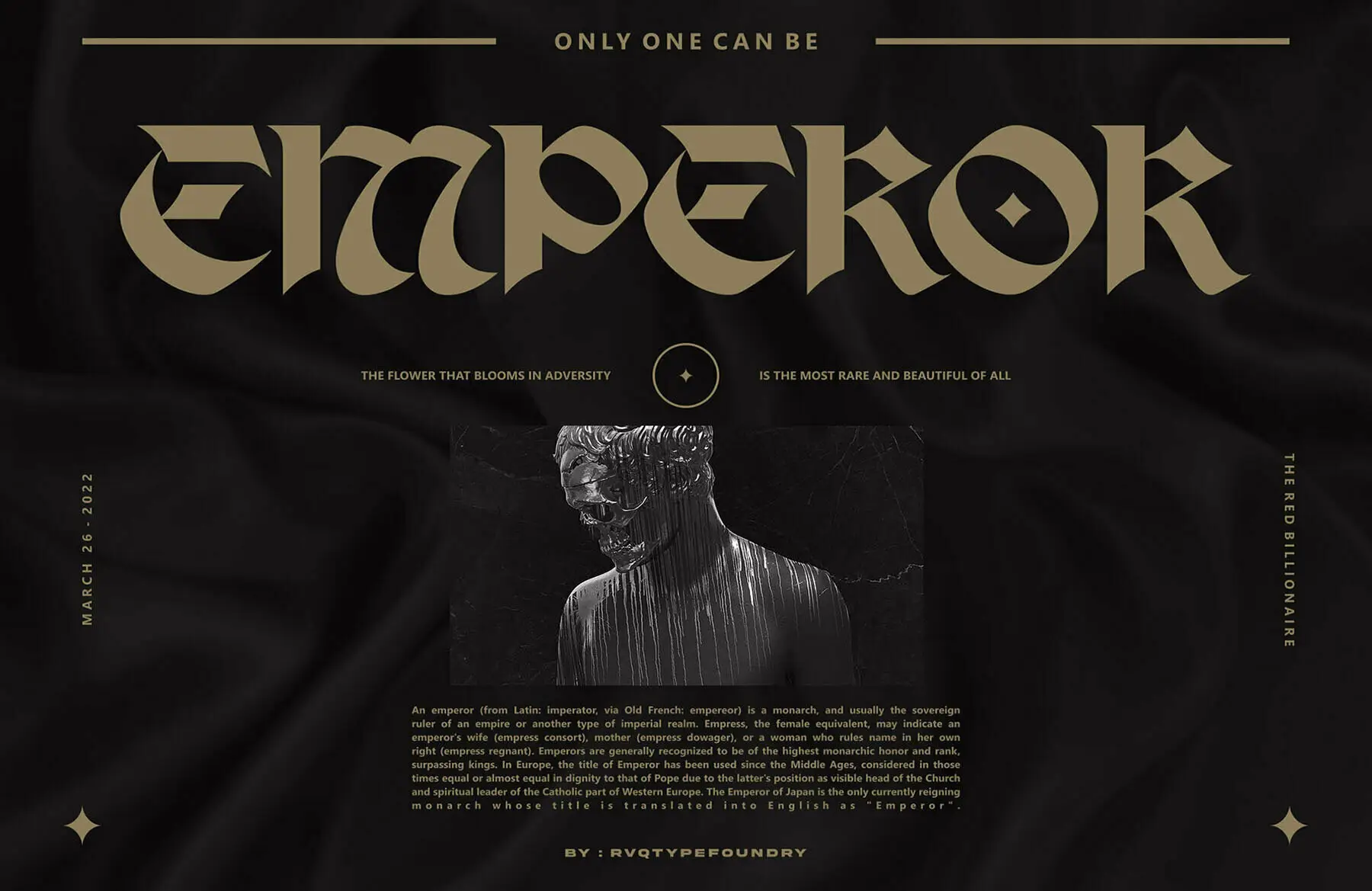 The Red Billionaire Font - FontPath