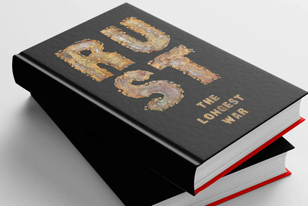 Rusty Metal SVG Font - YouWorkForThem