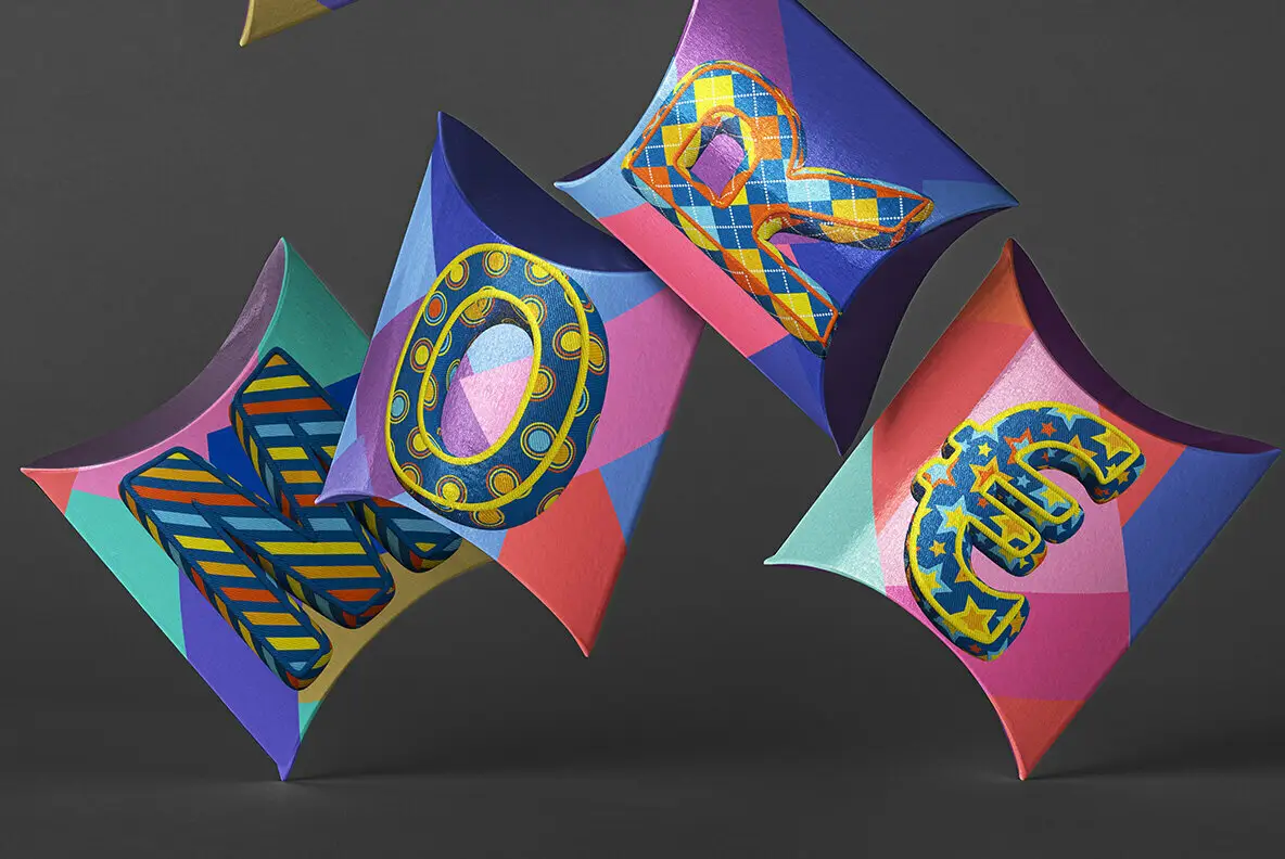 Color Textile SVG Font Font - FontPath