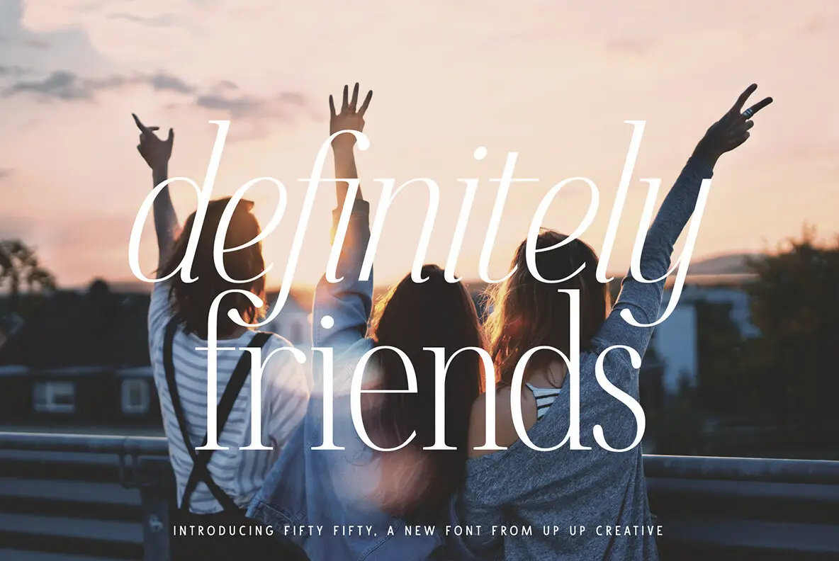 Fifty Fifty Font - YouWorkForThem