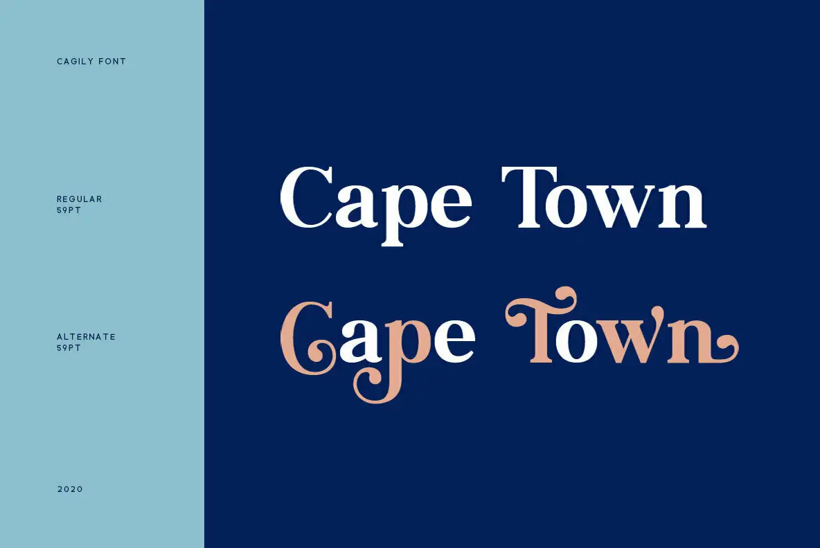 Cagily Font - YouWorkForThem