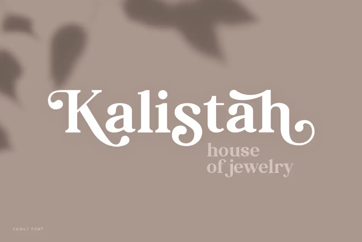 Cagily Font - YouWorkForThem