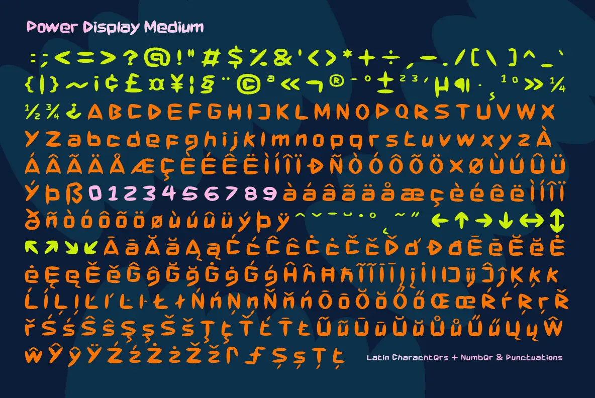 Power Display Font - YouWorkForThem