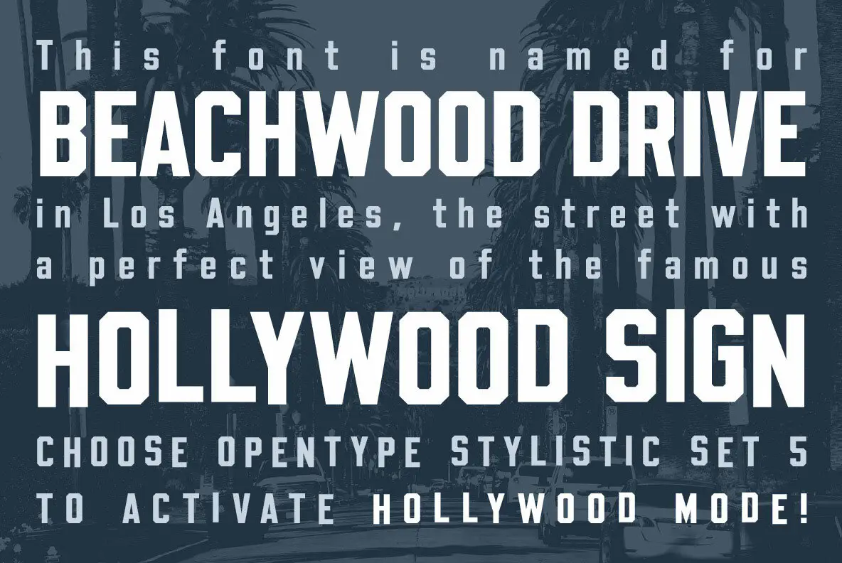 Beachwood Tall Bold Font - YouWorkForThem