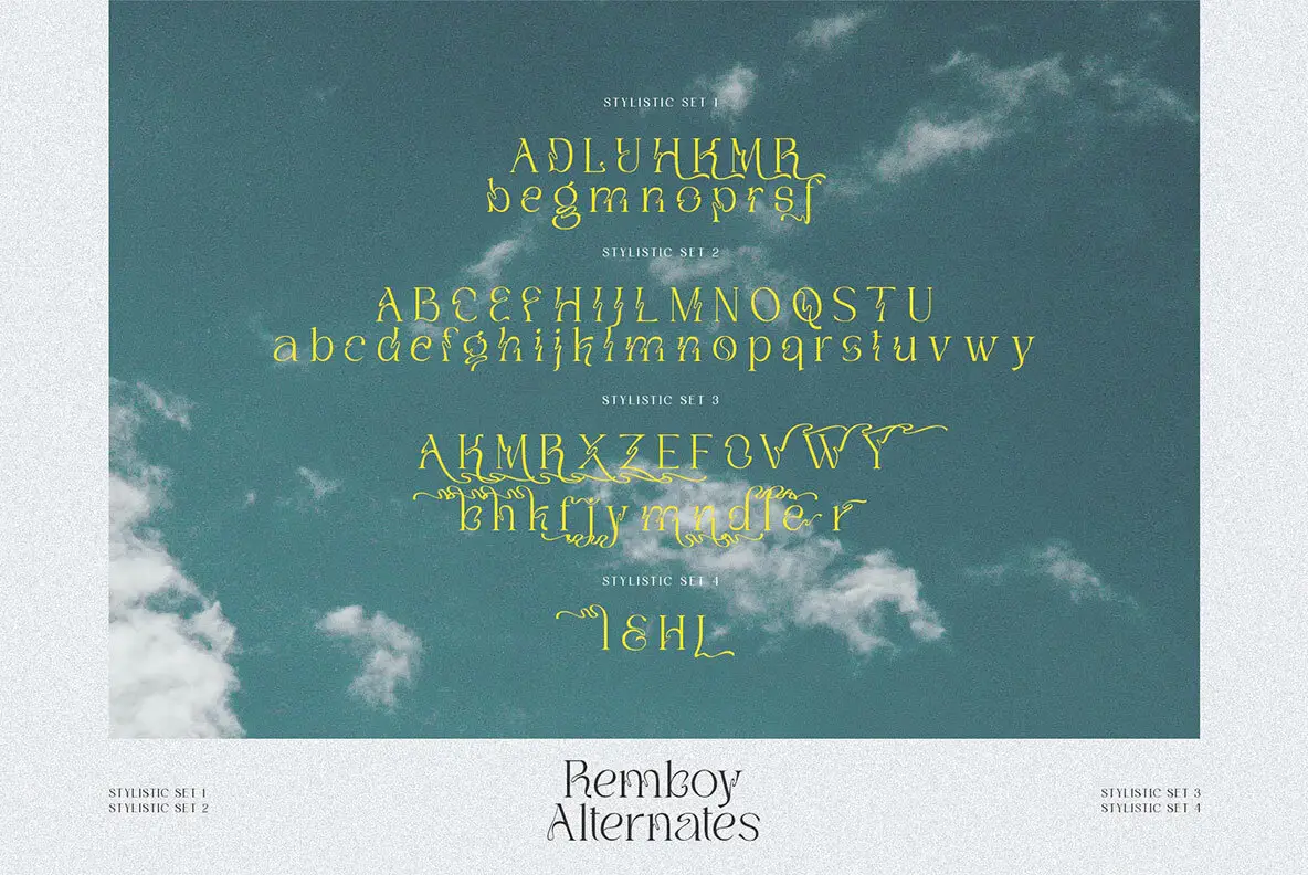 Remboy Font - YouWorkForThem