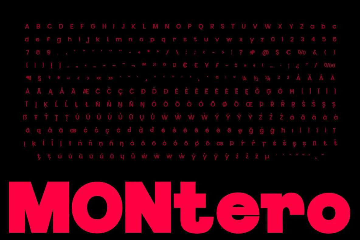 Montero Display Font - YouWorkForThem