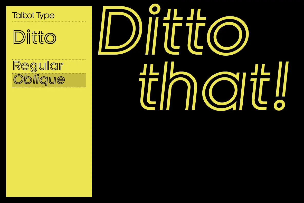 Ditto Font - FontPath