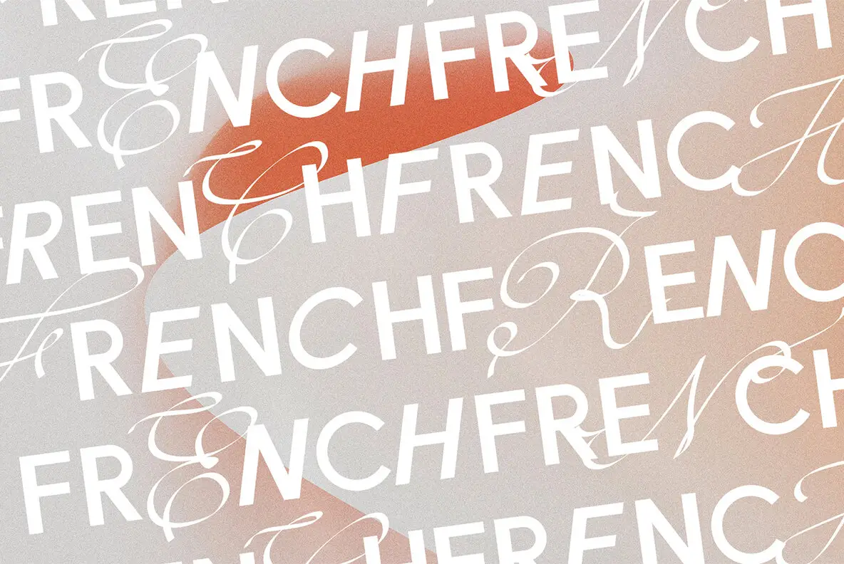 French Lovers Font Duo Font - FontPath