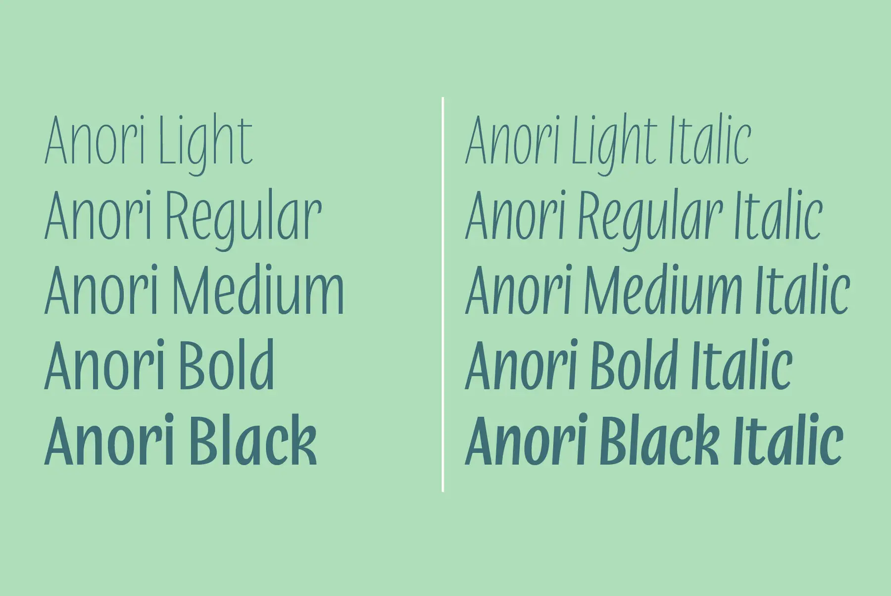 Anori Font - FontPath
