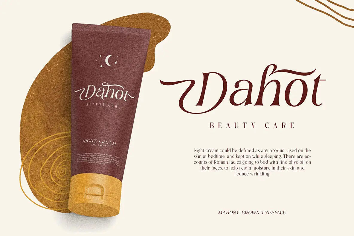 Mahony Browns Font - YouWorkForThem