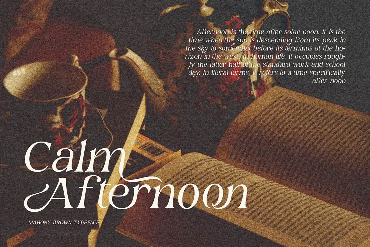 Mahony Browns Font - YouWorkForThem