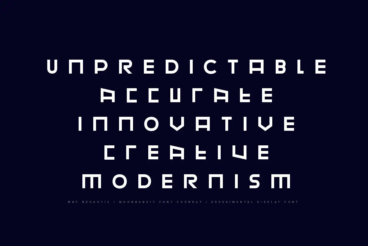 MBF Neurotic Font - YouWorkForThem