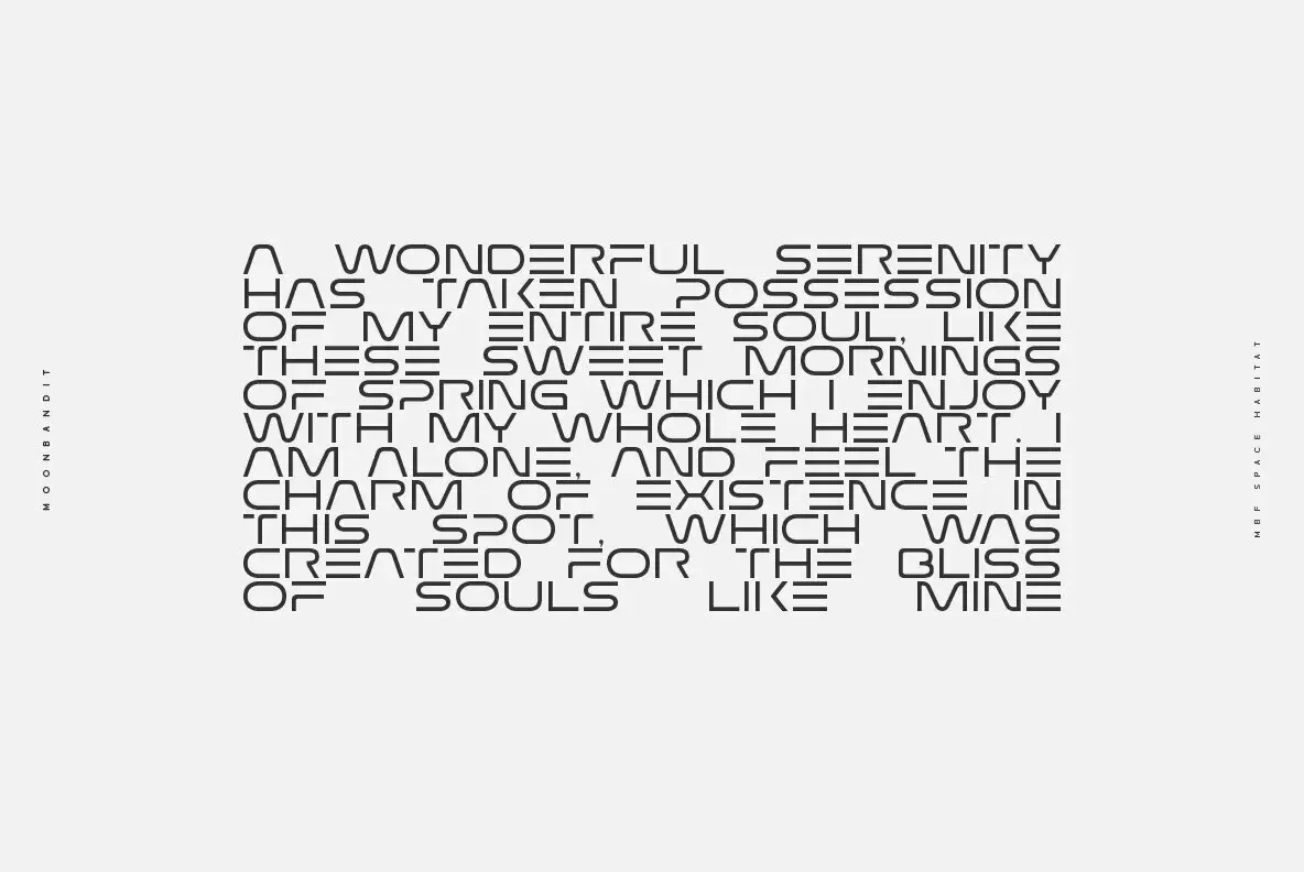 MBF Space Habitat Font - YouWorkForThem