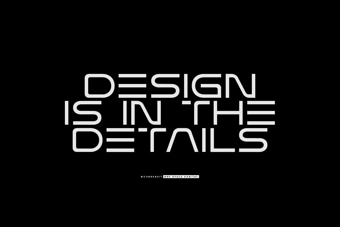 MBF Space Habitat Font - YouWorkForThem