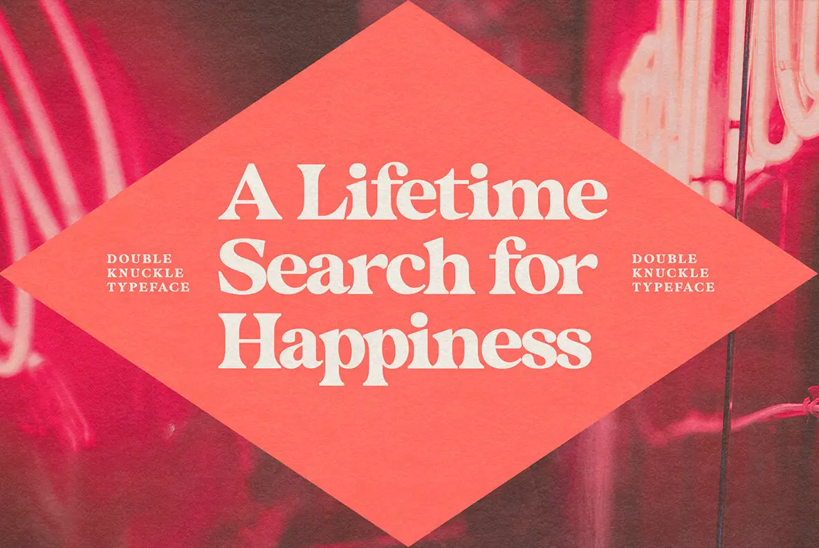 Double Knuckle Font - YouWorkForThem