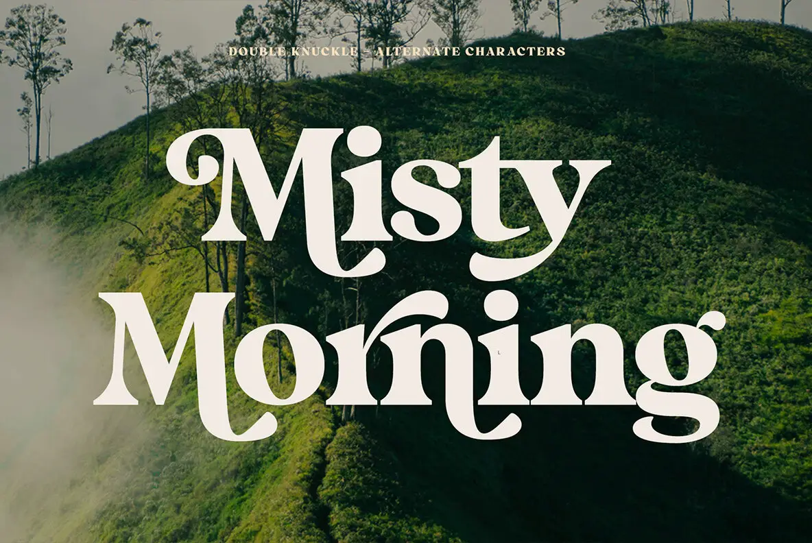 Double Knuckle Font - YouWorkForThem