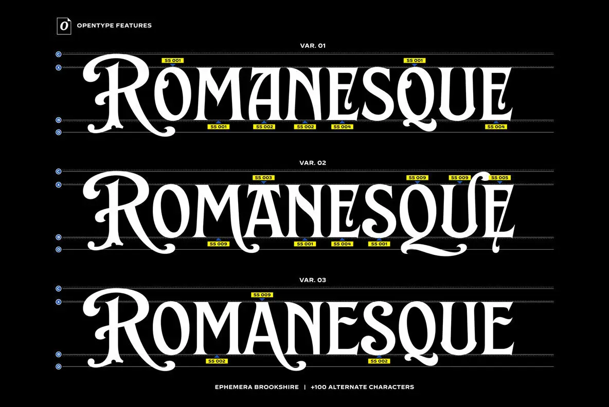 EFCO Brookshire Font - FontPath