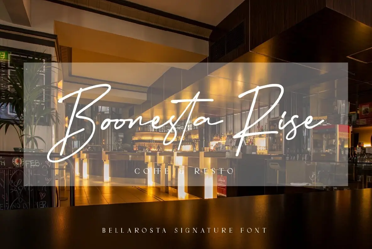 Bellarosta Font - YouWorkForThem