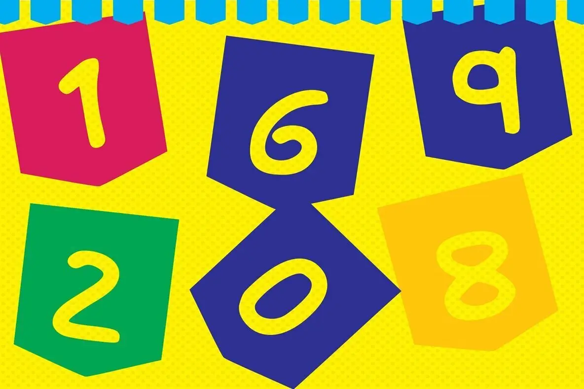 Birthday Banner Font - YouWorkForThem