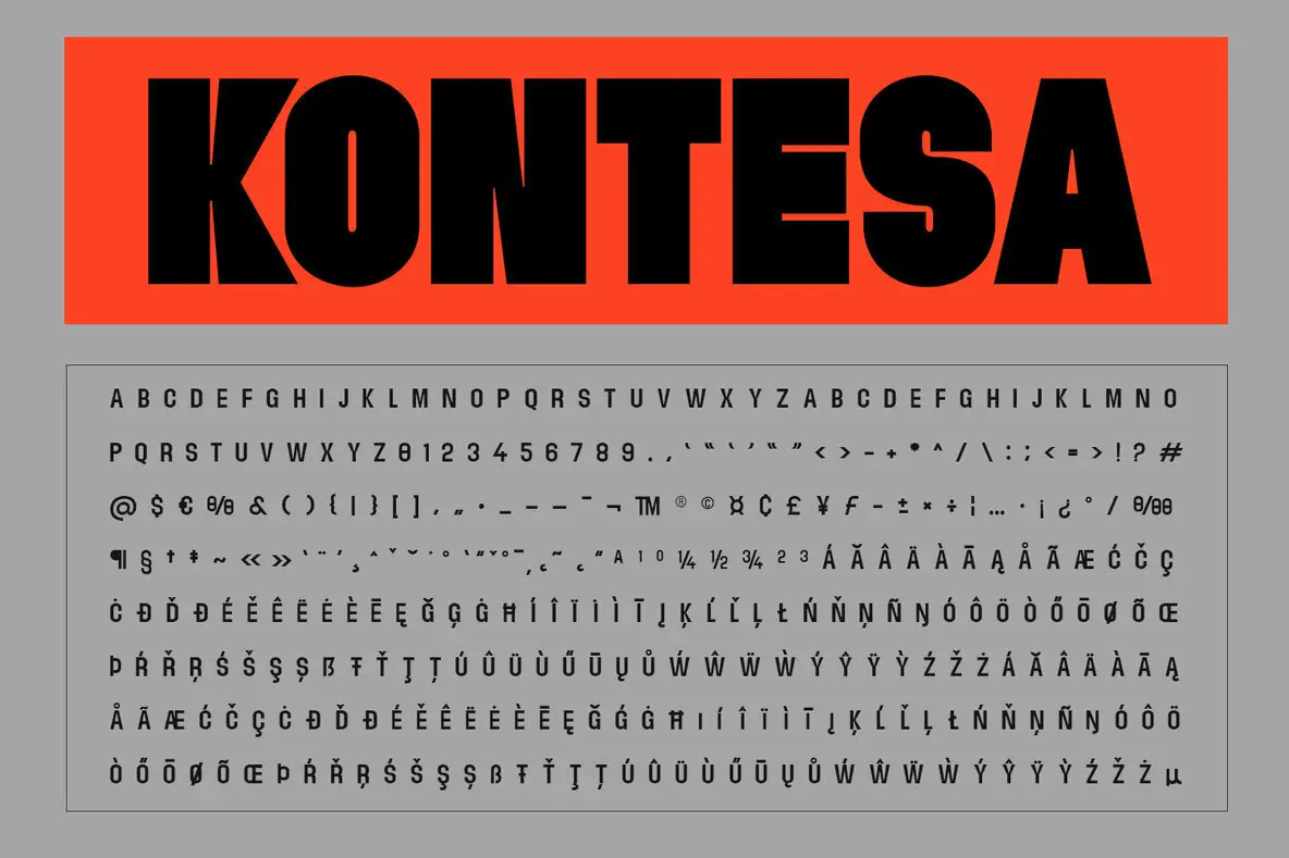 Kontesa Typeface Font - YouWorkForThem