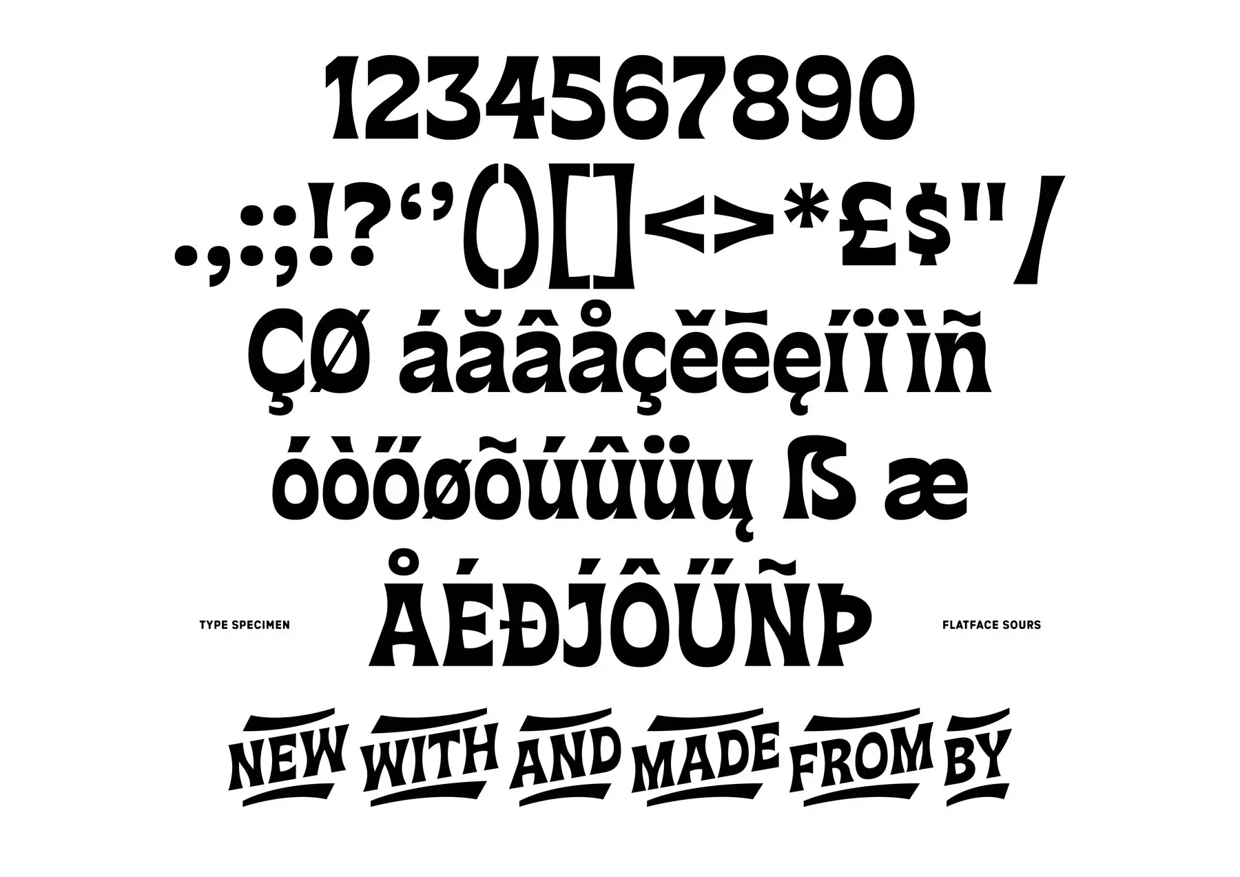 Flatface Sours 2 Font - FontPath