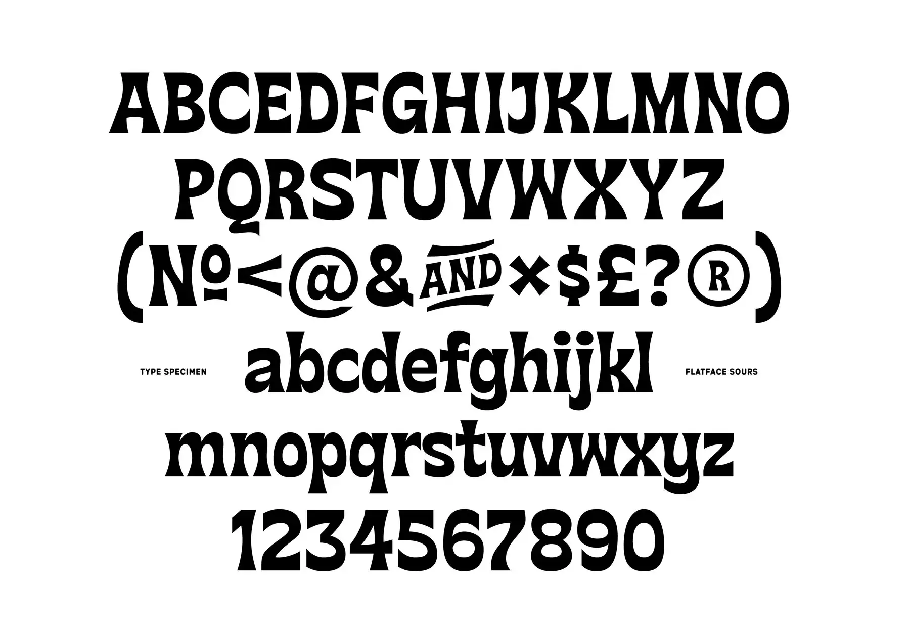 Flatface Sours 2 Font - YouWorkForThem