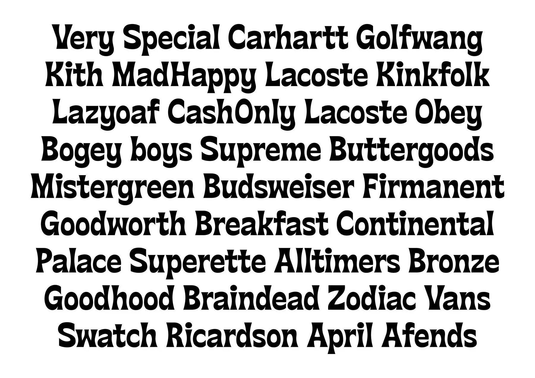 Flatface Sours 2 Font - FontPath